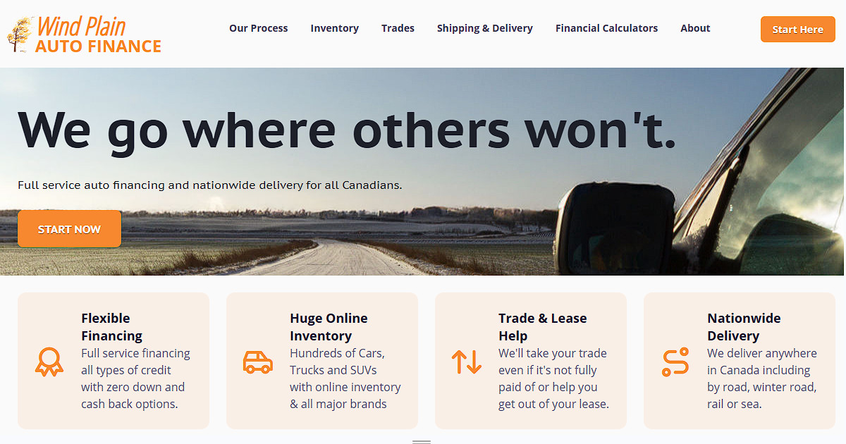 Wind Plain Auto Finance | We Go Where Others Won't